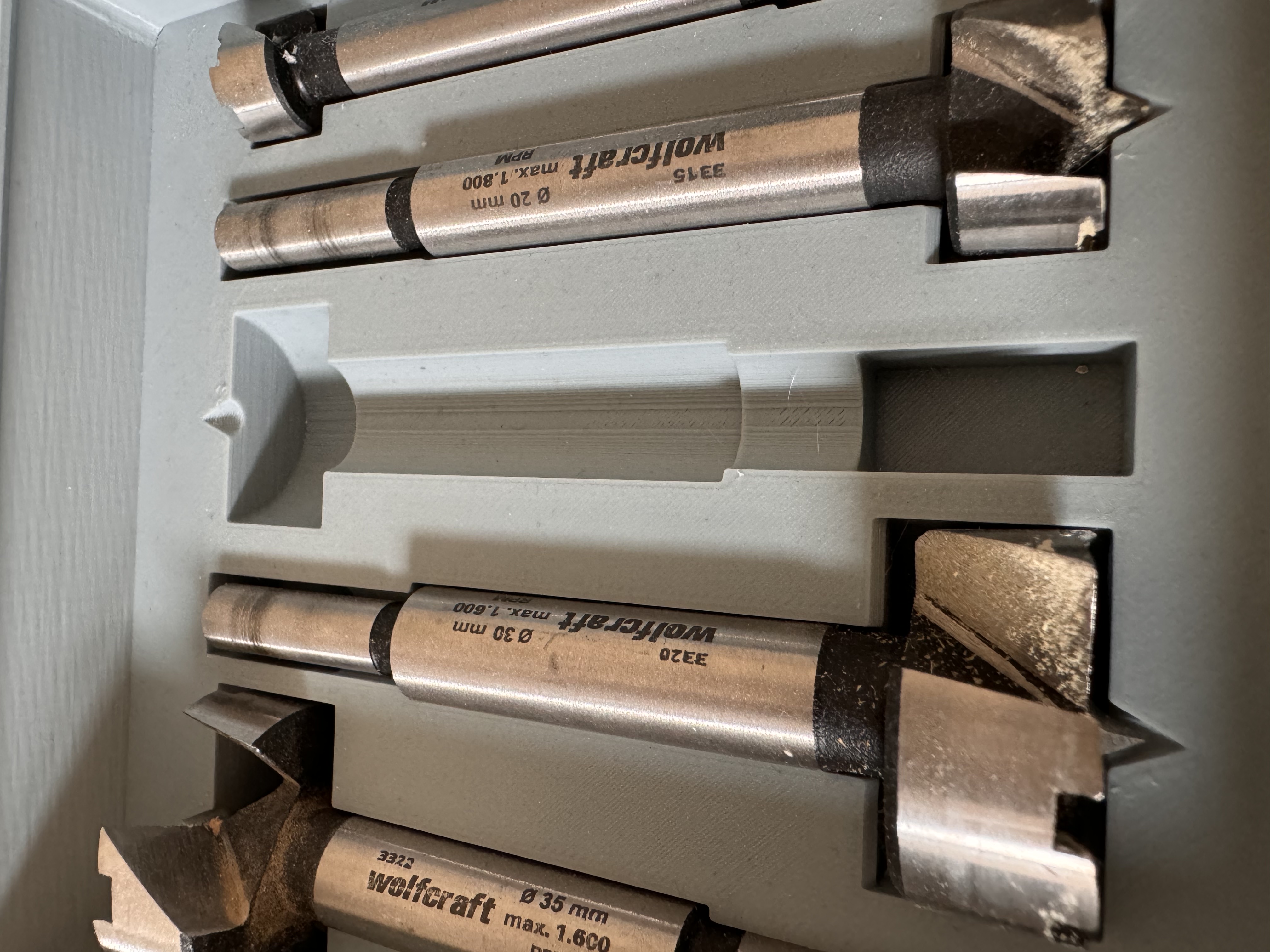 Stackable Gridfinity Forstner Drill Bit Holder by rabbit | Download ...