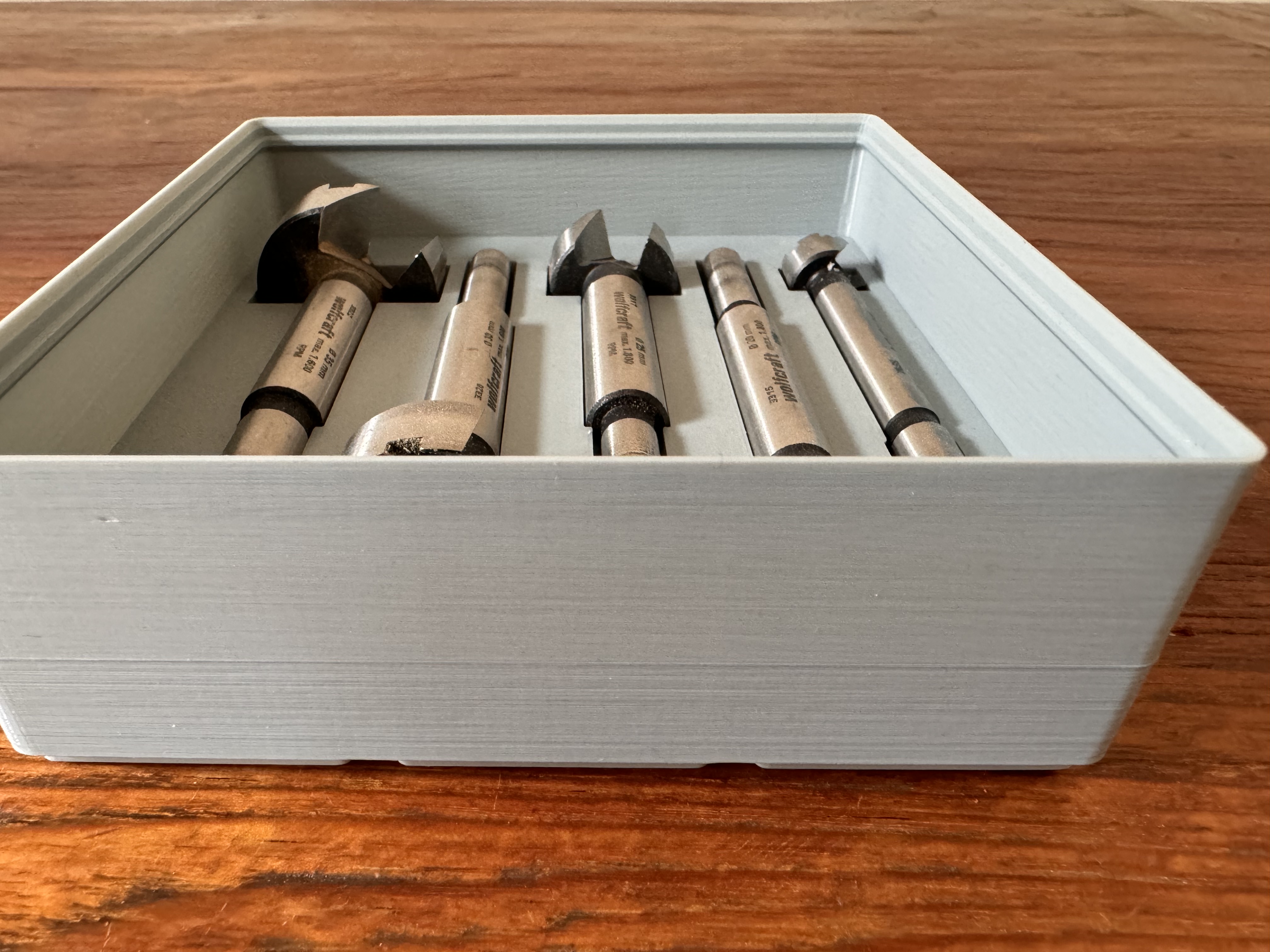 Stackable Gridfinity Forstner Drill Bit Holder by rabbit | Download ...