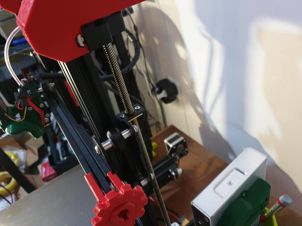 Ender 3 Z axis top bar extender-spacer for DDE kits and linear rail ...