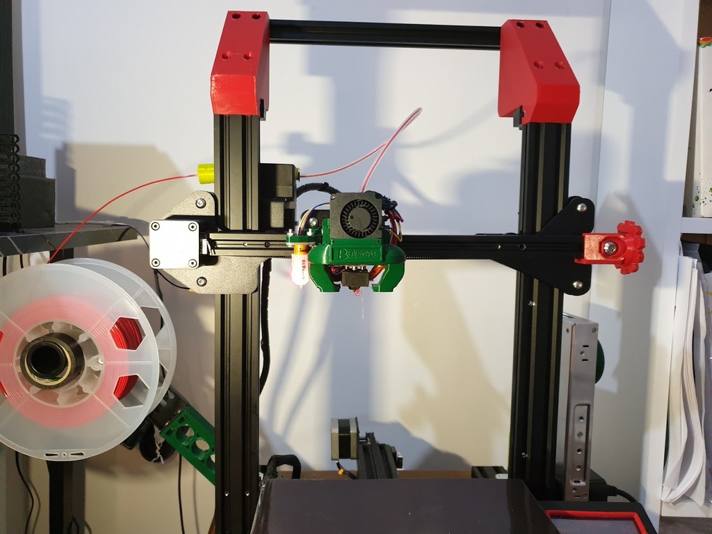 Ender 3 Z axis top bar extender-spacer for DDE kits and linear rail ...