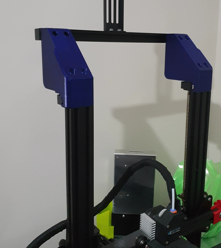 Ender 3 Z axis top bar extender-spacer for DDE kits and linear rail ...