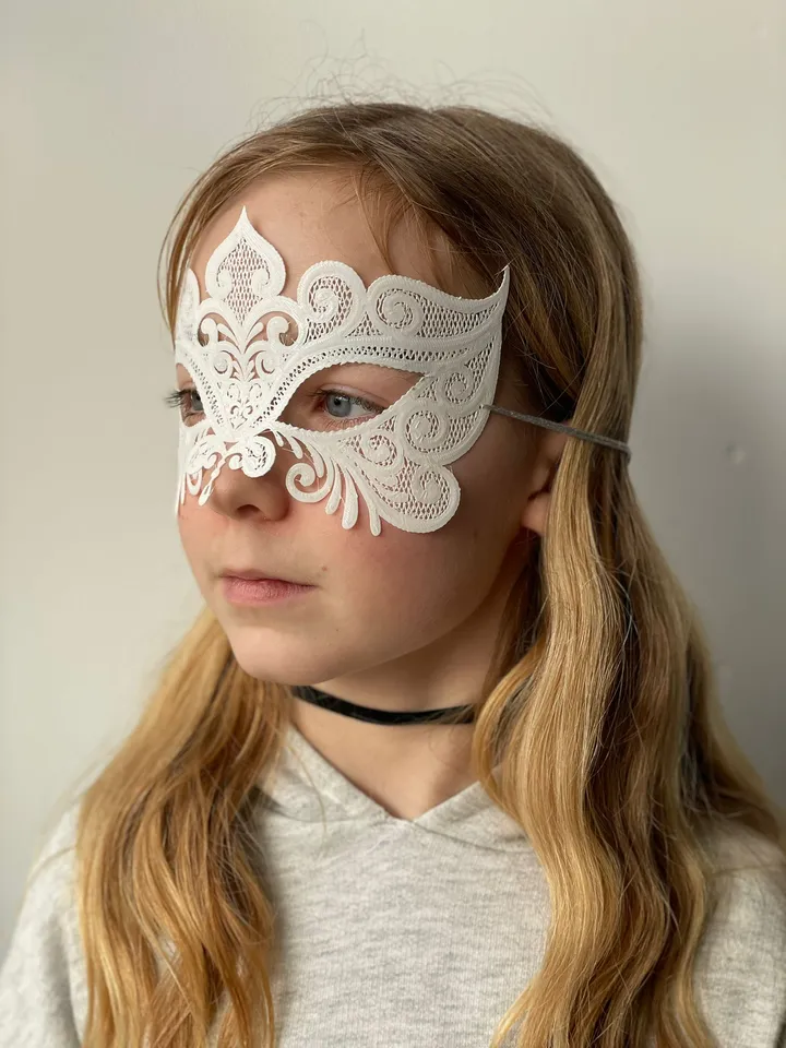 Face Mask Lace Carnival by PauMeiker | Download free STL model ...
