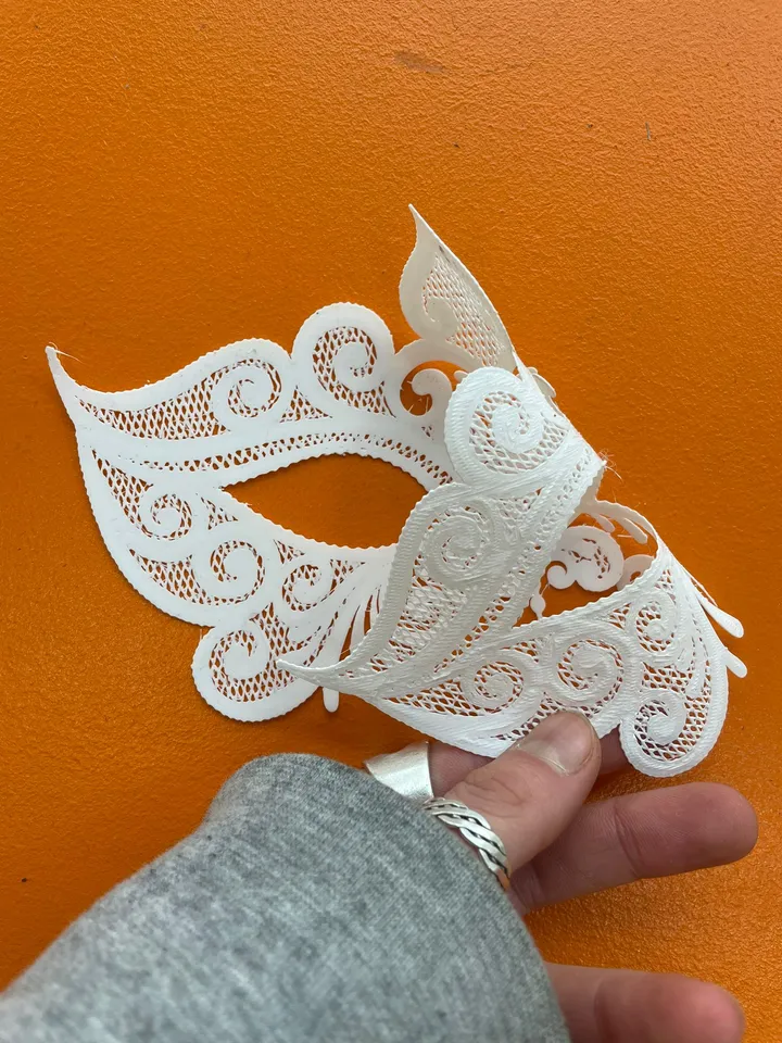Face Mask Lace Carnival by PauMeiker | Download free STL model ...