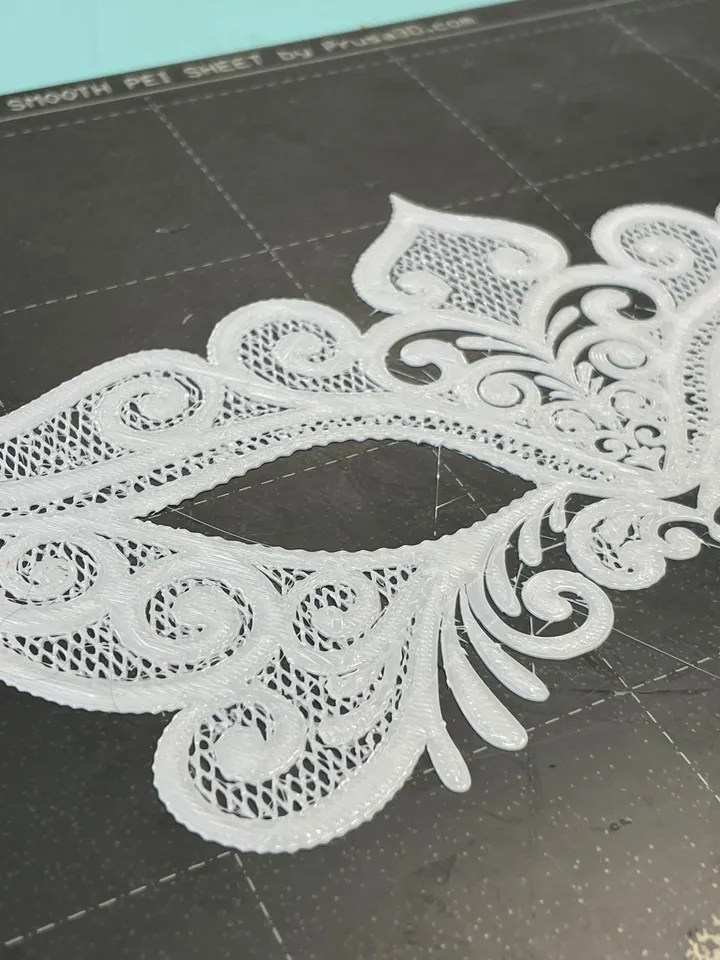 Face Mask Lace Carnival by PauMeiker | Download free STL model ...