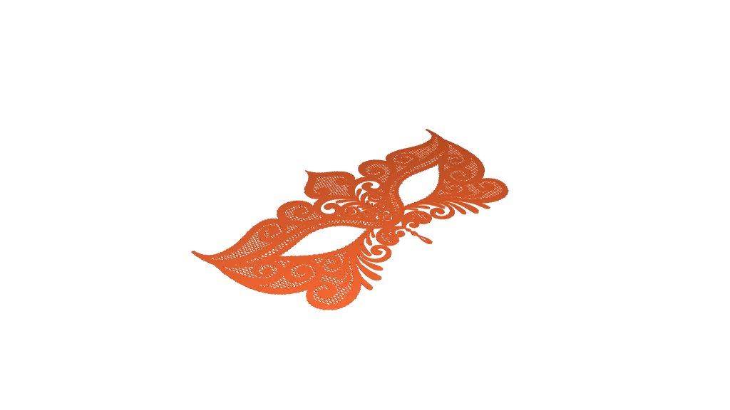 Face Mask Lace Carnival by PauMeiker | Download free STL model ...