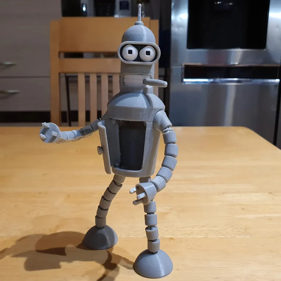 Bender Bending Rodríguez (Futurama) modular by Mr_Kes | Download free STL model | Printables.com