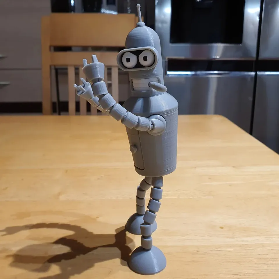 Bender Bending Rodríguez (Futurama) modular by Mr_Kes | Download free STL model | Printables.com