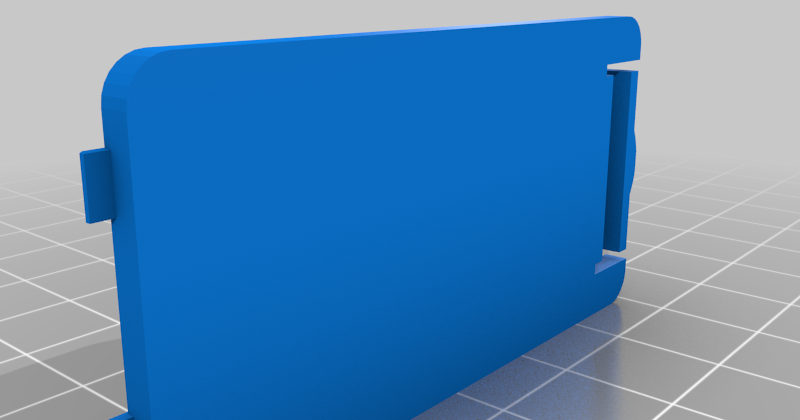 Battery cover for TV remote RC3000E02 by Mr_Kes | Download free STL ...