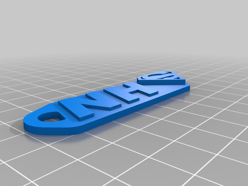 NHS Superhero Keyring by ChunkySteveo | Download free STL model ...