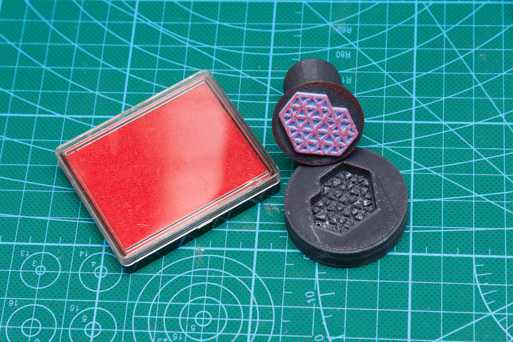 3D Hubs "Rubber" Postage Stamp Mould and Stamp by ChunkySteveo ...