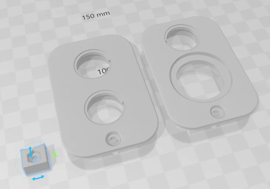 Volkwagen Crafter USB and Switch mount by Dabuums | Download free STL ...