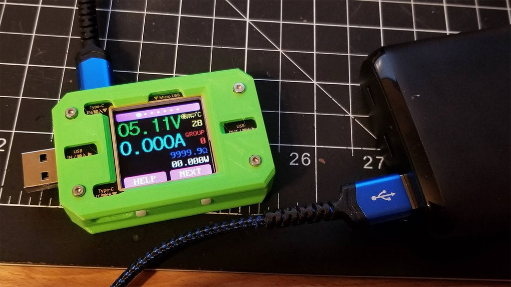 USB Volt Meter / USB Multimeter Case by MyStoopidStuff | Download free ...