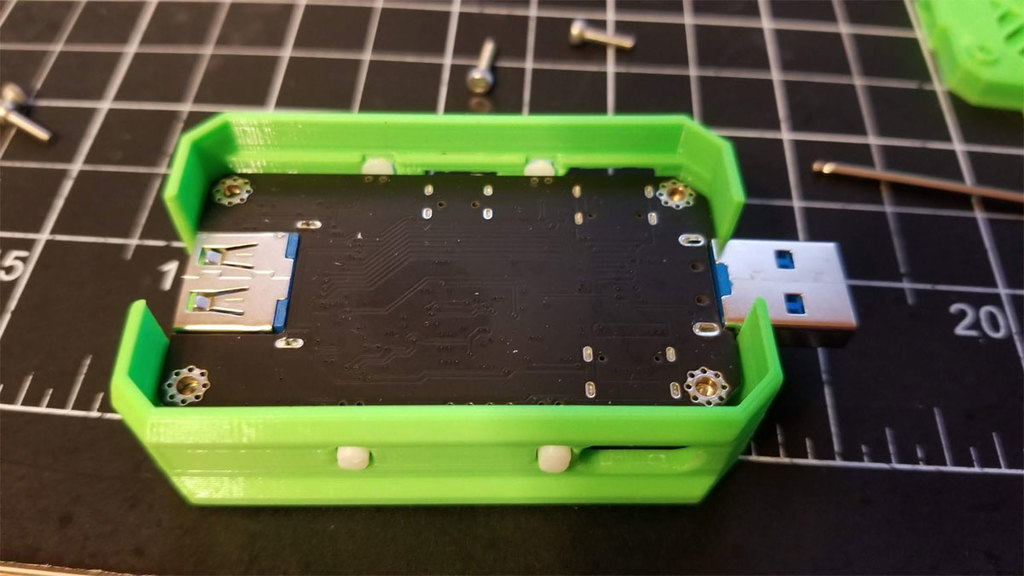 USB Volt Meter / USB Multimeter Case by MyStoopidStuff | Download free ...