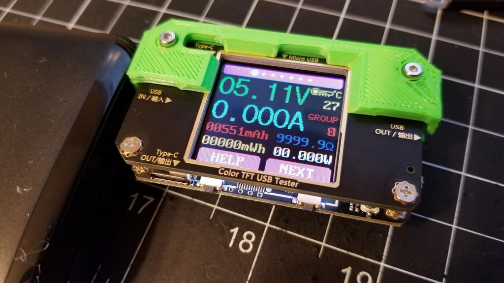 USB Volt Meter / USB Multimeter Case by MyStoopidStuff | Download free ...