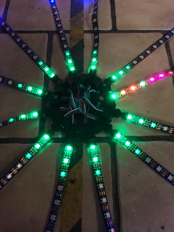 0.hanabi Fireburst Neopixel Splinter base by Vicra | Download free STL ...