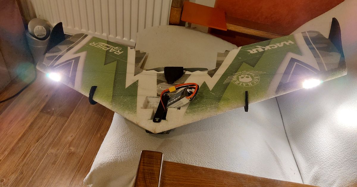 Lights for wing Hacker Rapier 850 by Karlos | Download free STL model ...