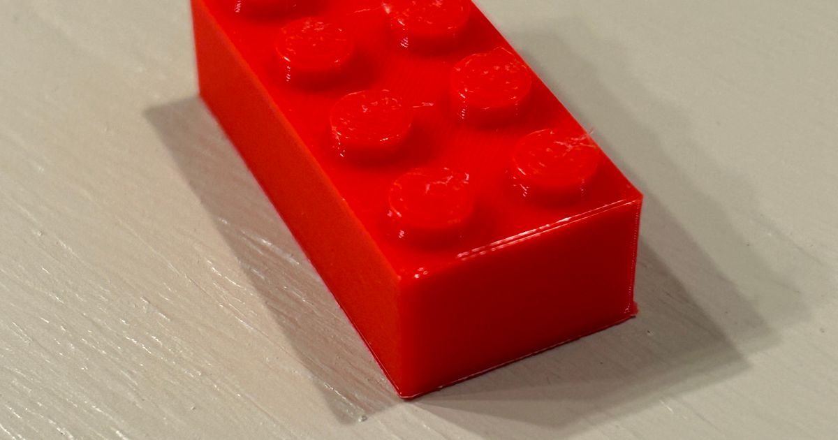 Lego Brick 2x4 by Noah0110 | Download free STL model | Printables.com