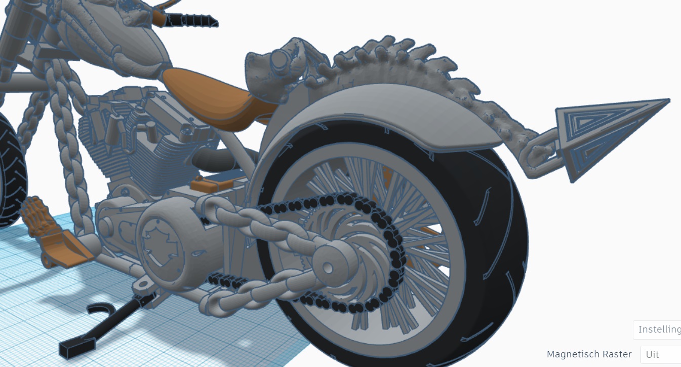 Upgrade! Ghost Rider Bike (2020) Mini Verion! Desinger Ed van der ...