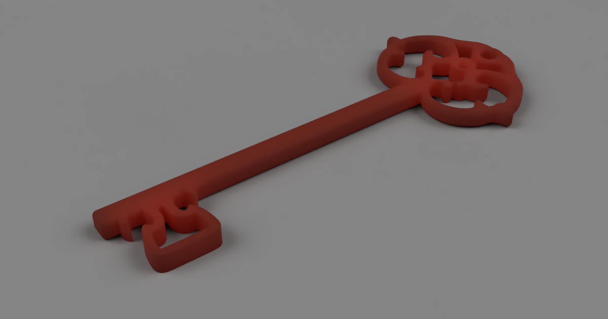 Ornamental keys by K3D | Download free STL model | Printables.com