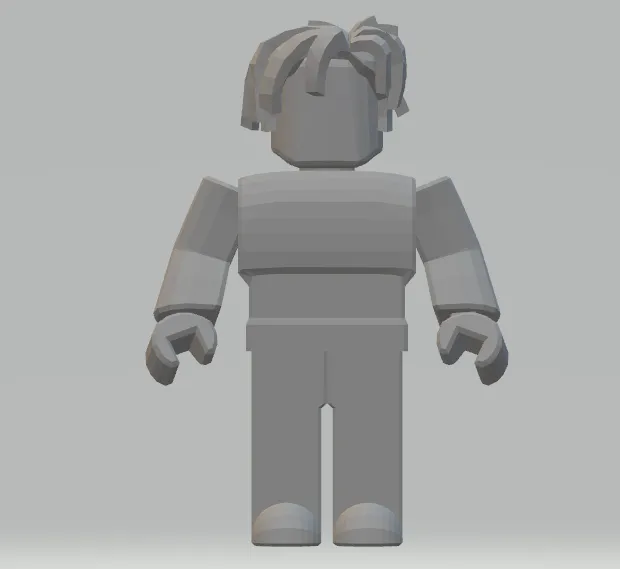 Roblox bacon hair character by Mal | Download free STL model ...