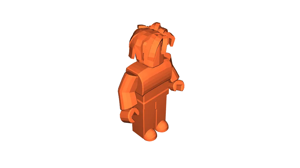 Roblox bacon hair character by Mal | Download free STL model ...