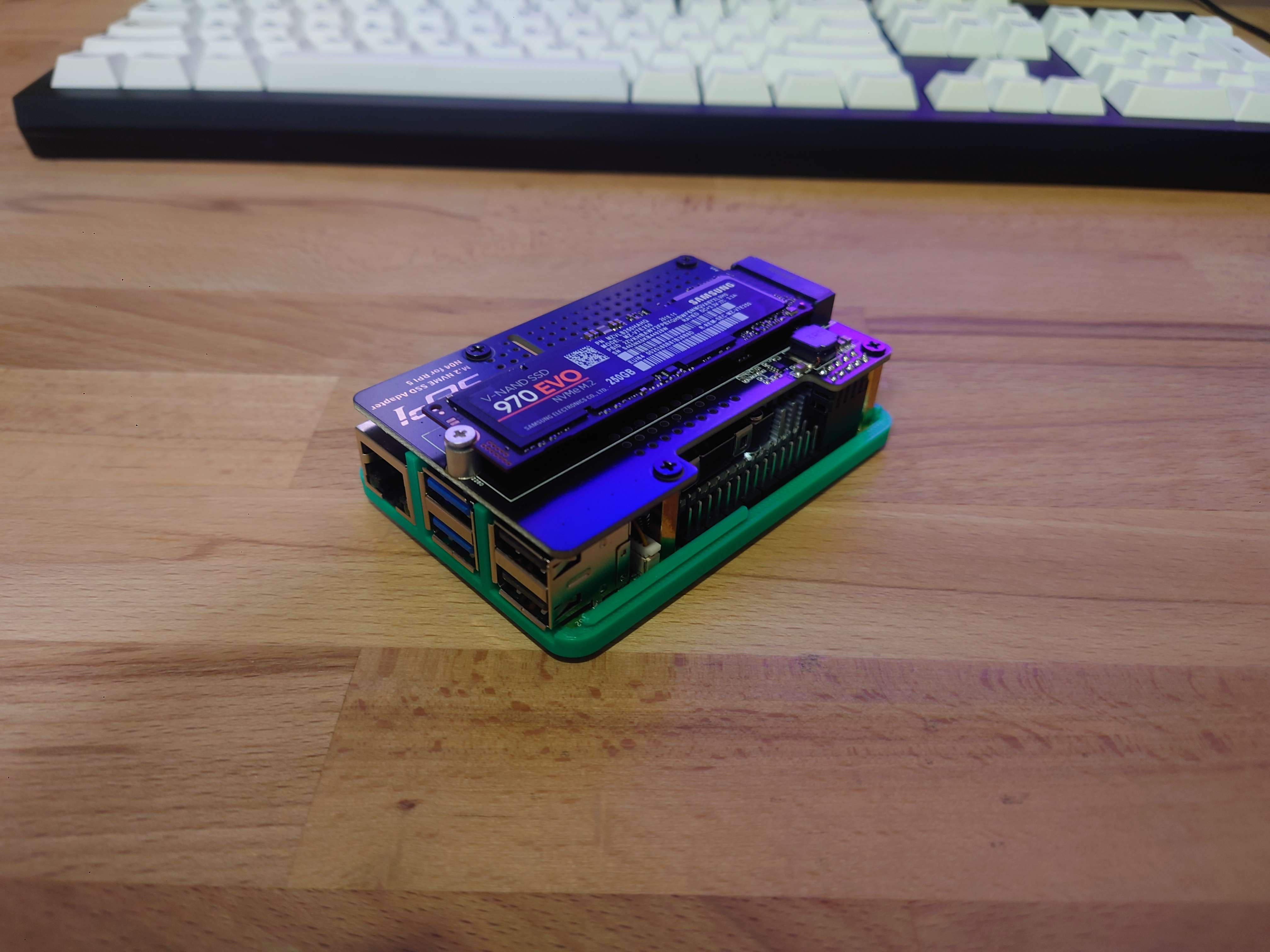 Raspberry Pi 5 NVMe HAT case (snap fit) by CatPadThai | Download free ...