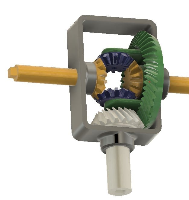 DIFFERENTIALGETRIEBE (FUNKTIONSTÜCHTIG) by rolf_prusa_printer ...