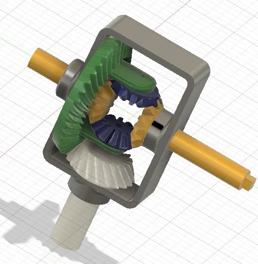 DIFFERENTIALGETRIEBE (FUNKTIONSTÜCHTIG) by rolf_prusa_printer | Download free STL model ...