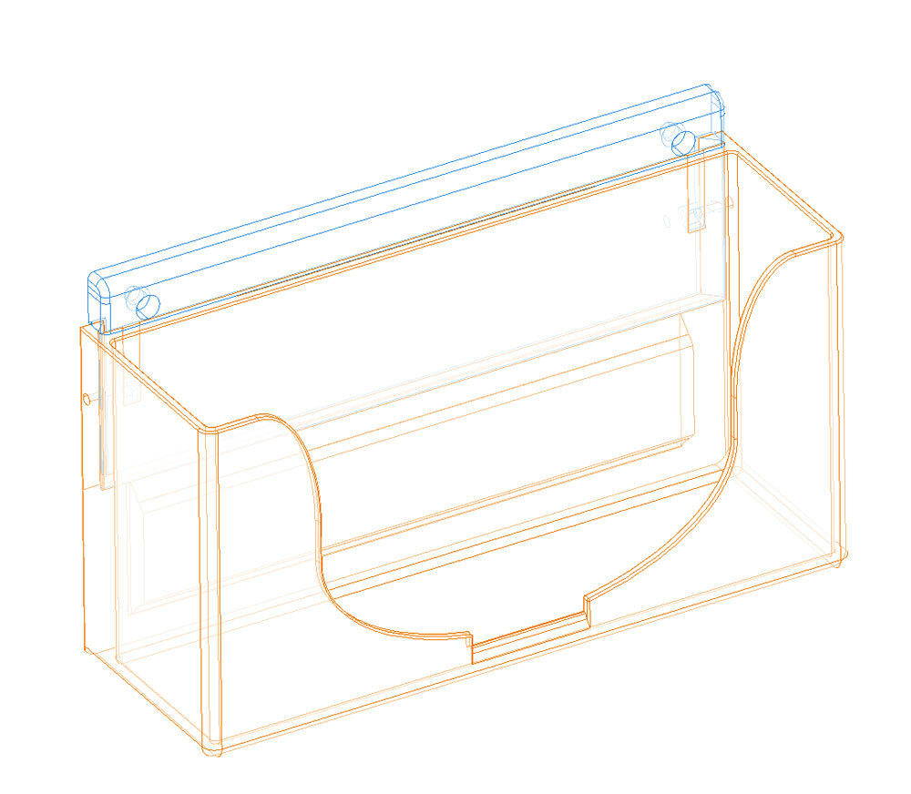 Clorox Wipes Holder - Wall Mount - With STEP file by MyStoopidStuff ...