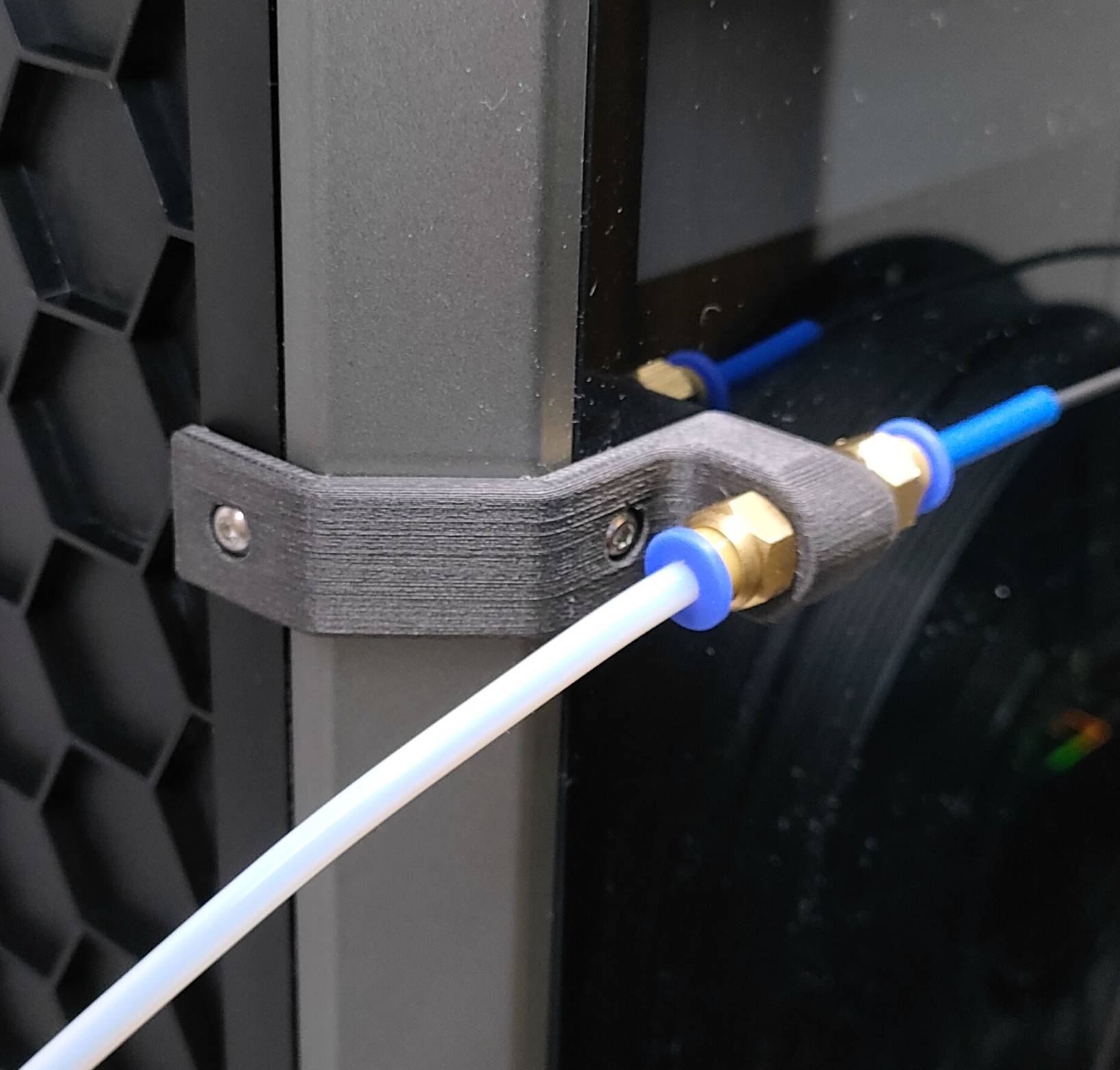 Creality K1/K1C Left Side Filament Tube Guide System by Gero | Download ...