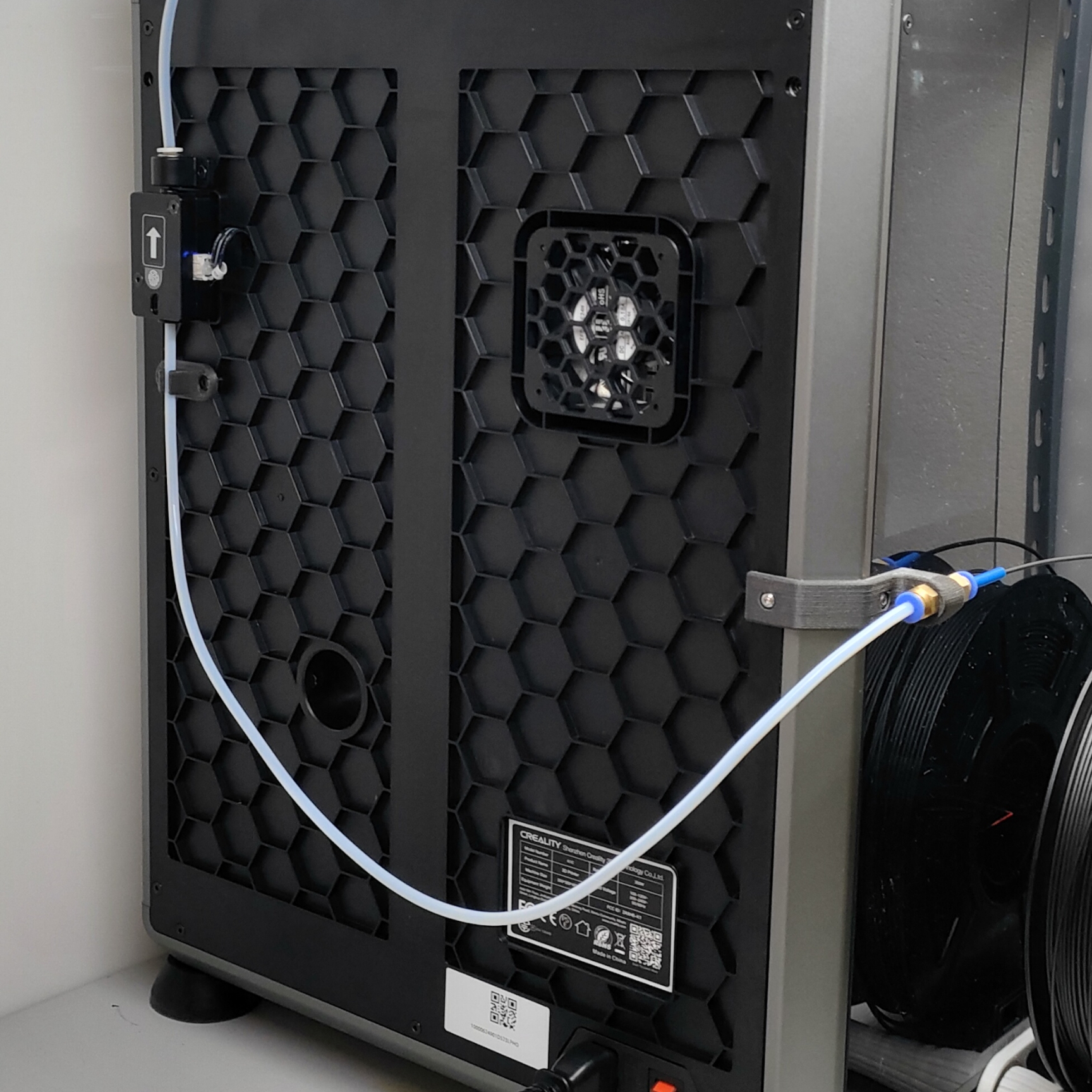 Creality K1/K1C Left Side Filament Tube Guide System by Gero | Download ...
