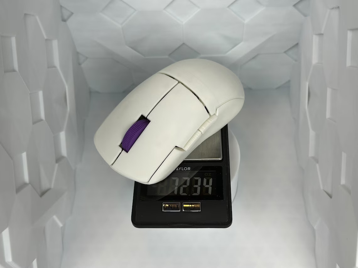 ZS-VM, Razer Viper Mini Inspired 3D Printed Symmetric Wireless Mouse ...
