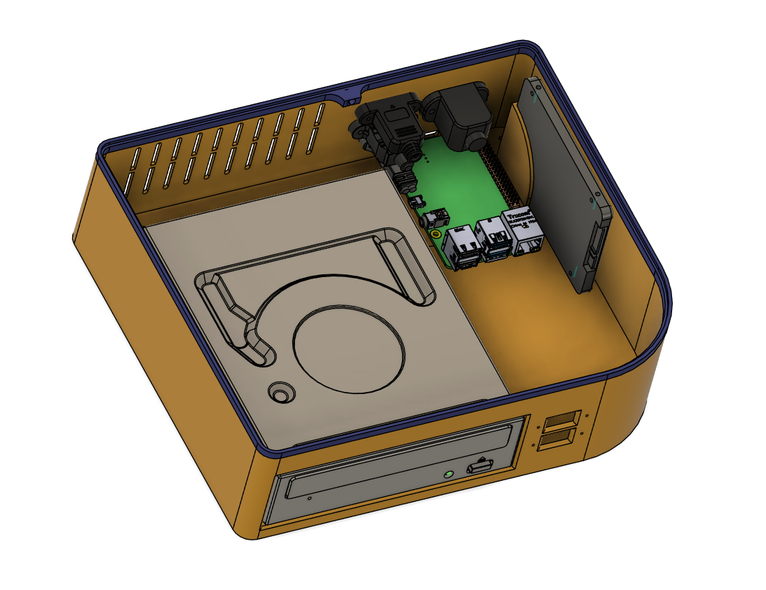 MediaCube - Mediaplayer - Retro Gaming by Poty | Download free STL ...