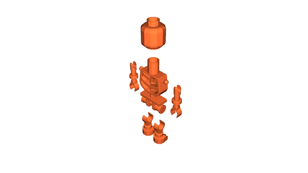 LEGO Skeleton (All piece) by dokxtr | Download free STL model ...