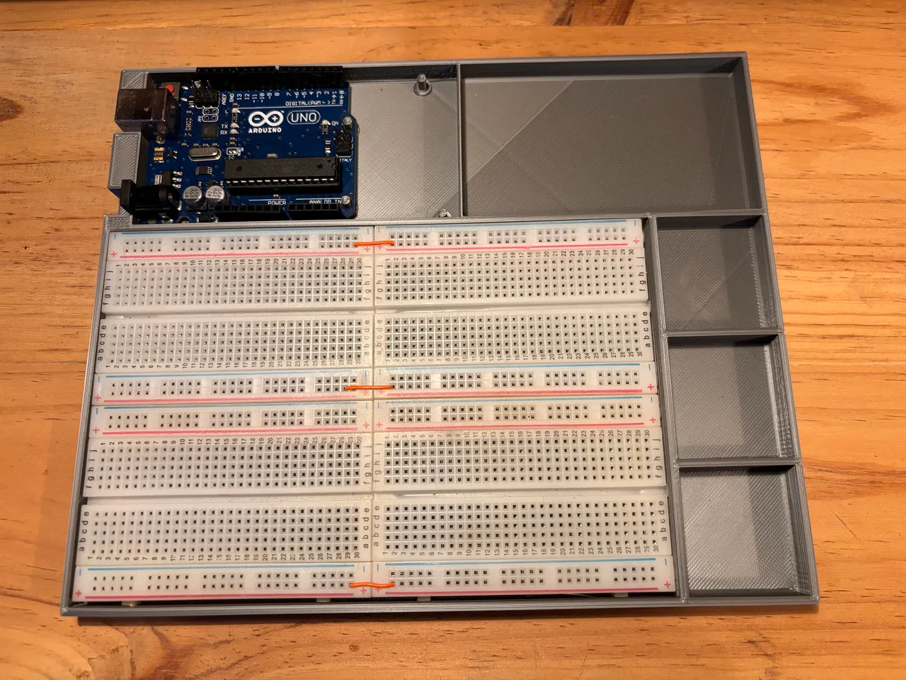 Base para protoboard y Arduino UNO o Arduino MEGA by Pezrosso ...