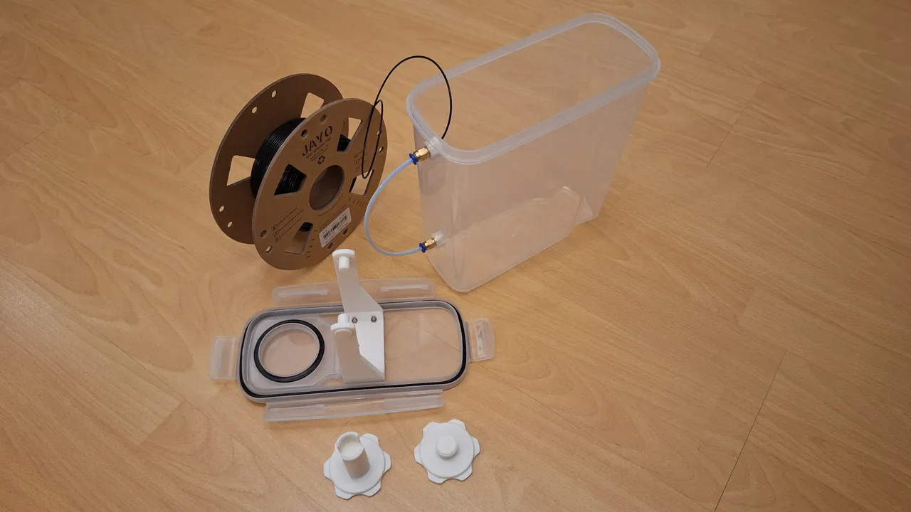 Filament Drybox [alternative mounting] by DsK_Printing | Download free ...