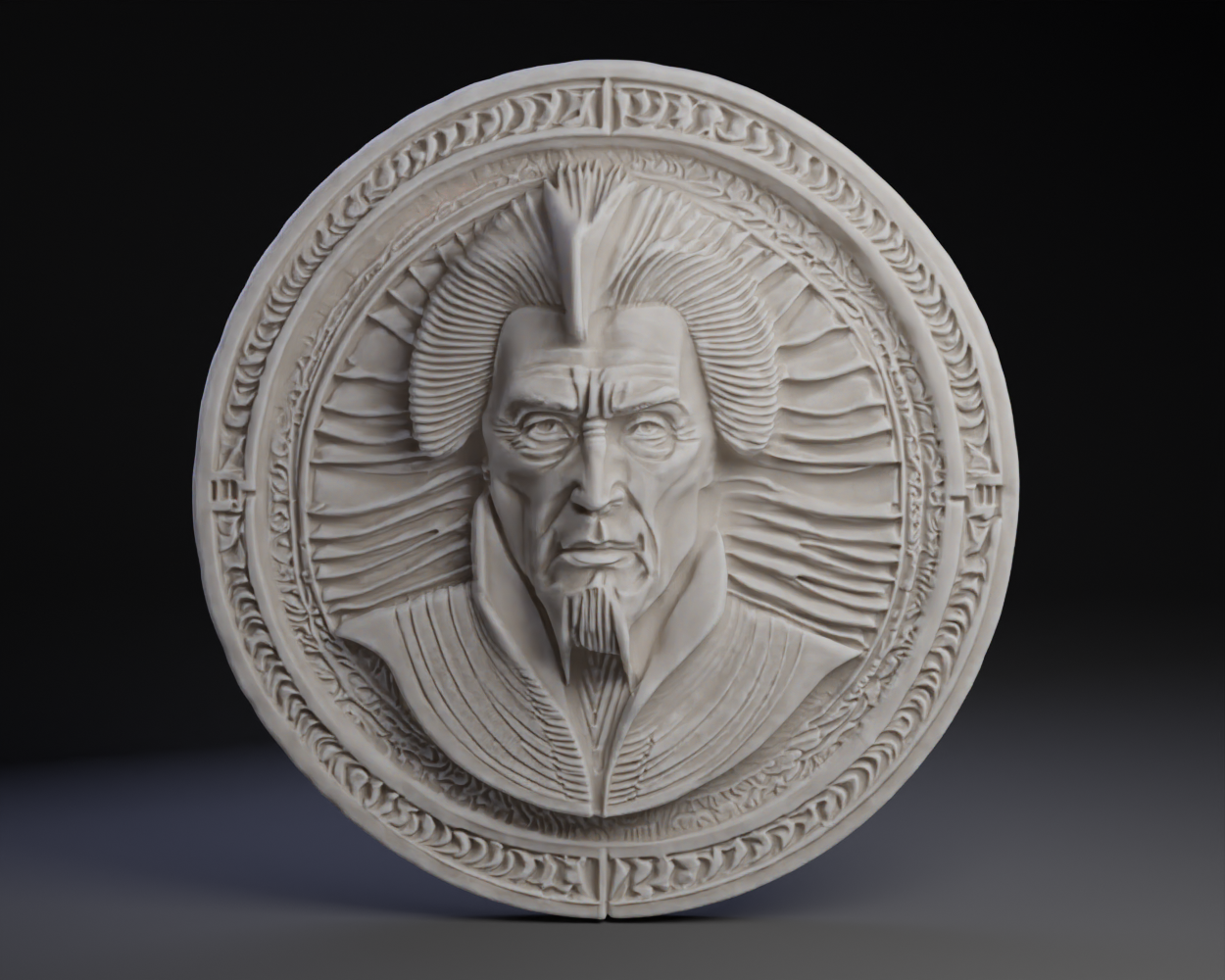 Bas-Relief of Christopher Walken as Emperor Shaddam Corrino IV von ...
