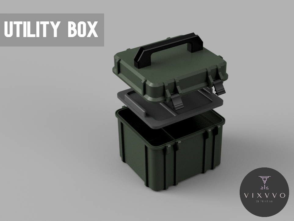 Utility Box by Vixvvo3D | Download free STL model | Printables.com