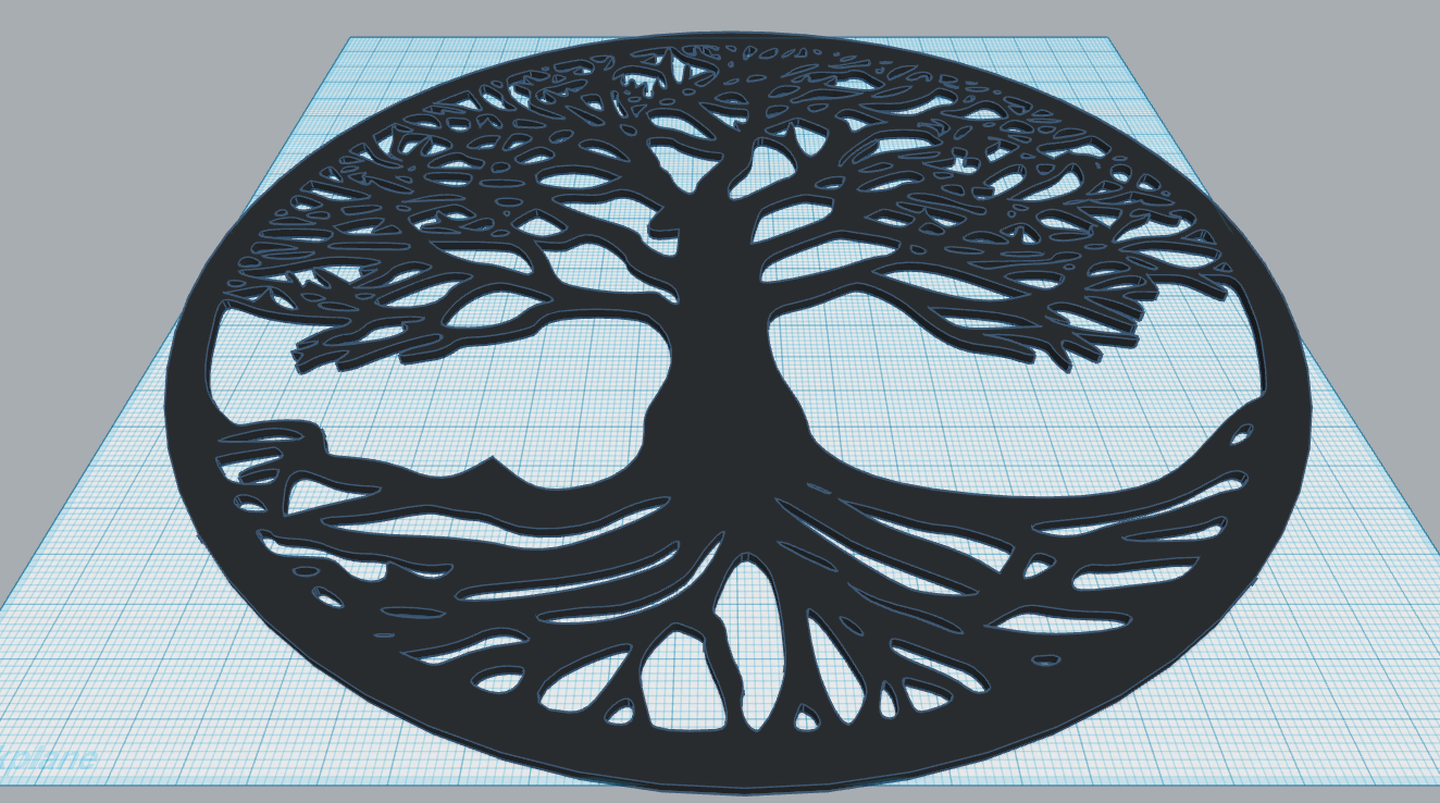 Tree Of Life Wall Art 3 by Peter Ennist | Download free STL model ...