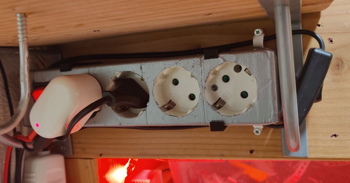 Powerbar holder by OADINC | Download free STL model | Printables.com