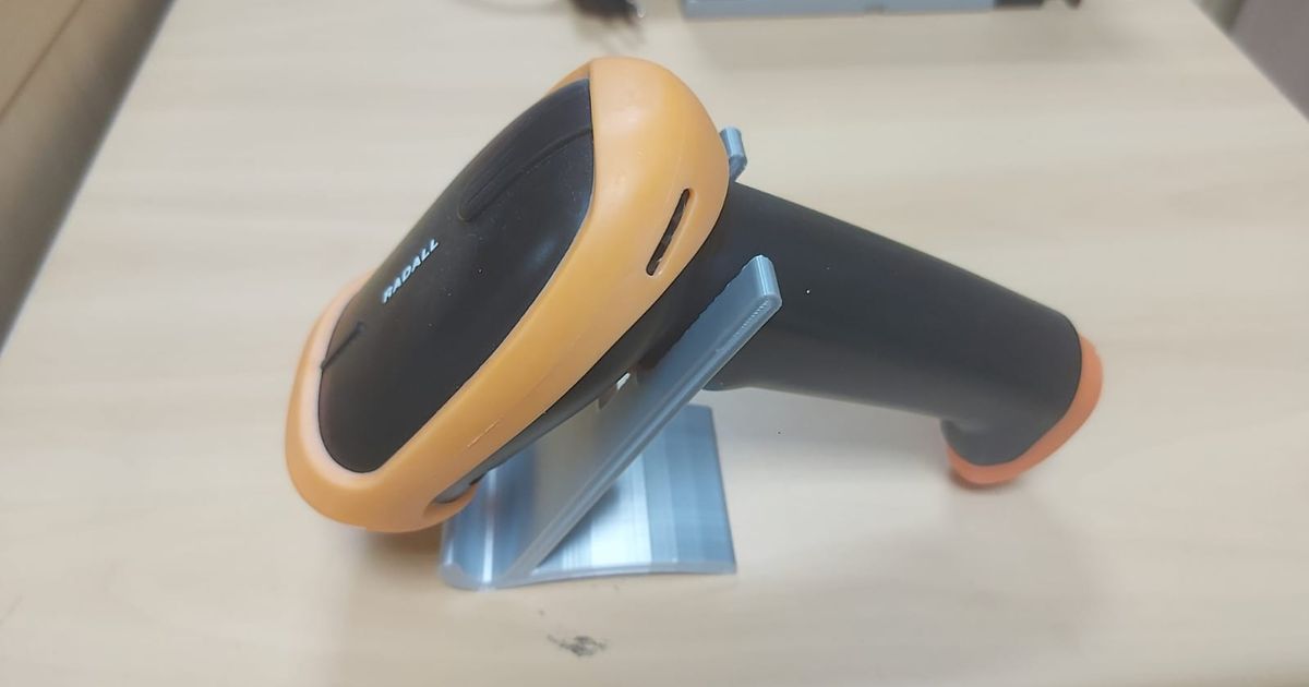 Barcode Scanner Holder (for desk) by Wagner Lima | Download free STL ...