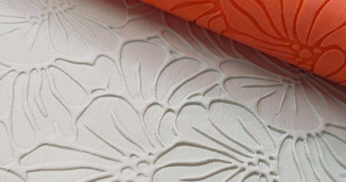 Abstract flower - XL texture roller by Marianne657 | Download free STL ...