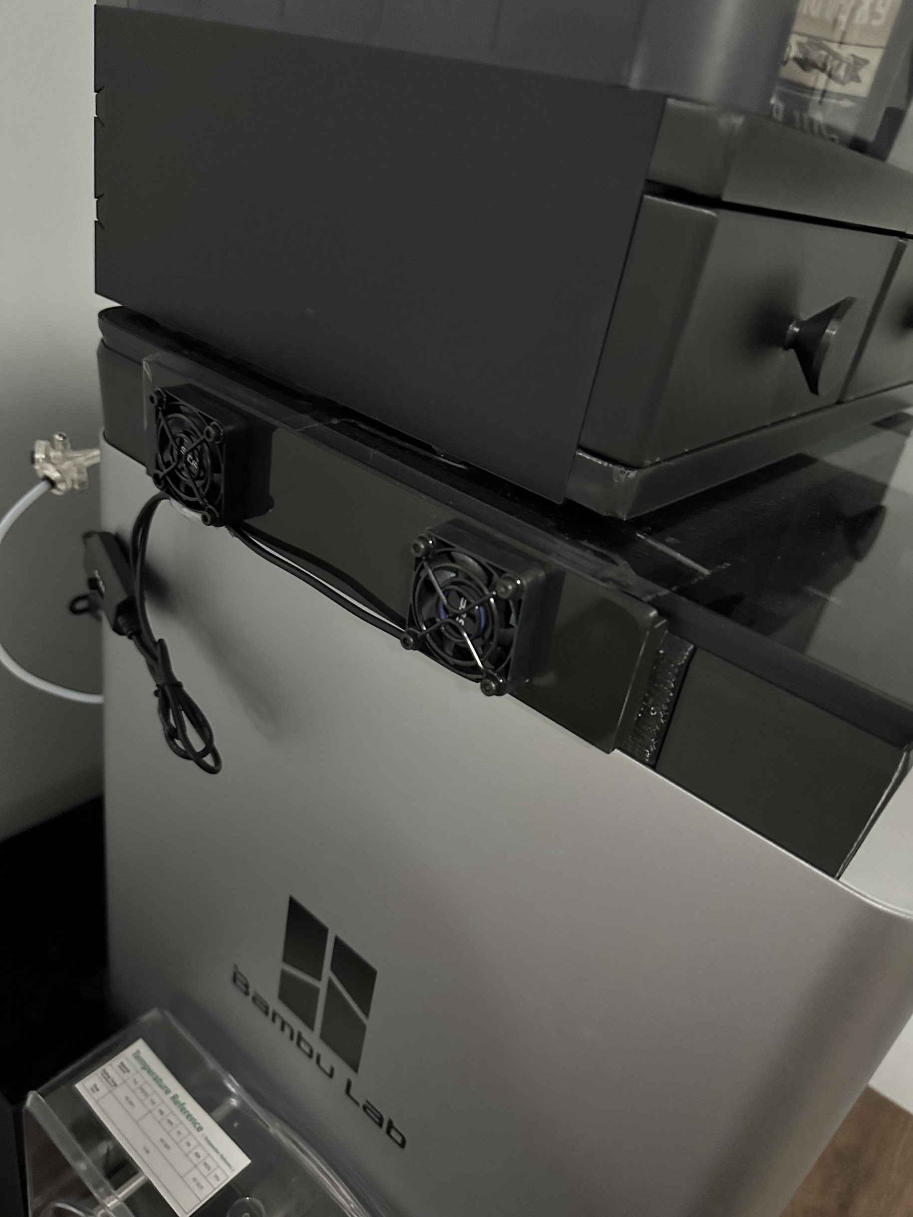 Bambu Labs Riser pieces with Fan cutout by jomiller97 | Download free ...