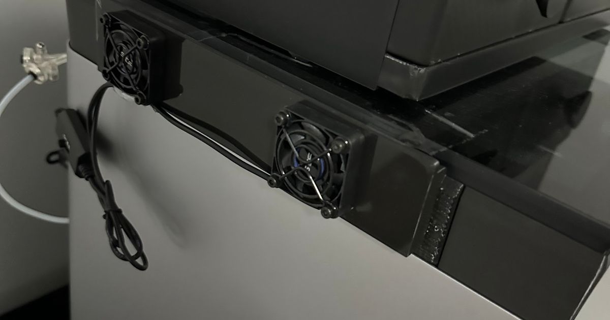 Bambu Labs Riser pieces with Fan cutout by jomiller97 | Download free ...