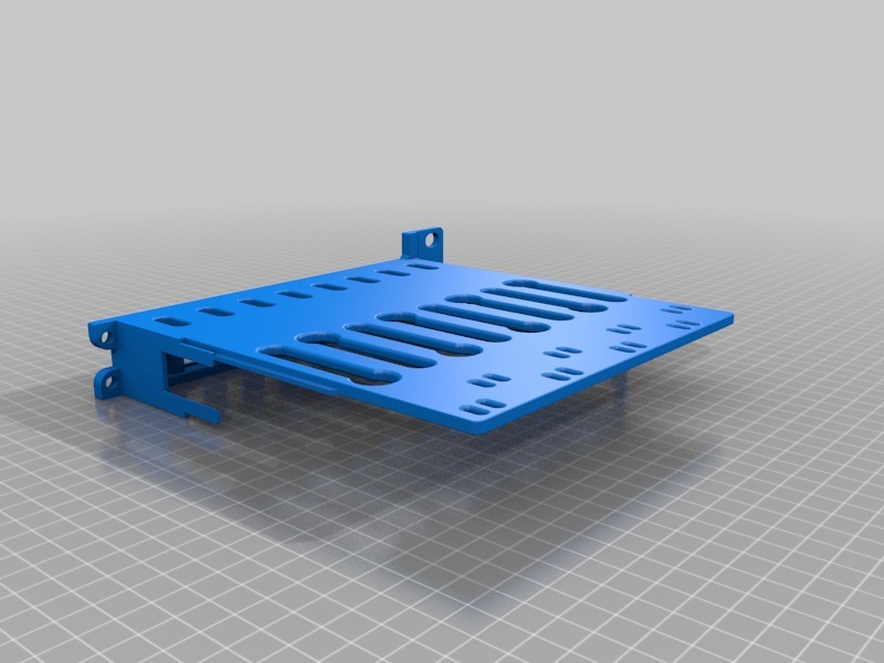 Modular 1U Relay Rack Mount for (16) Keystone Jacks (with STEP file) by ...