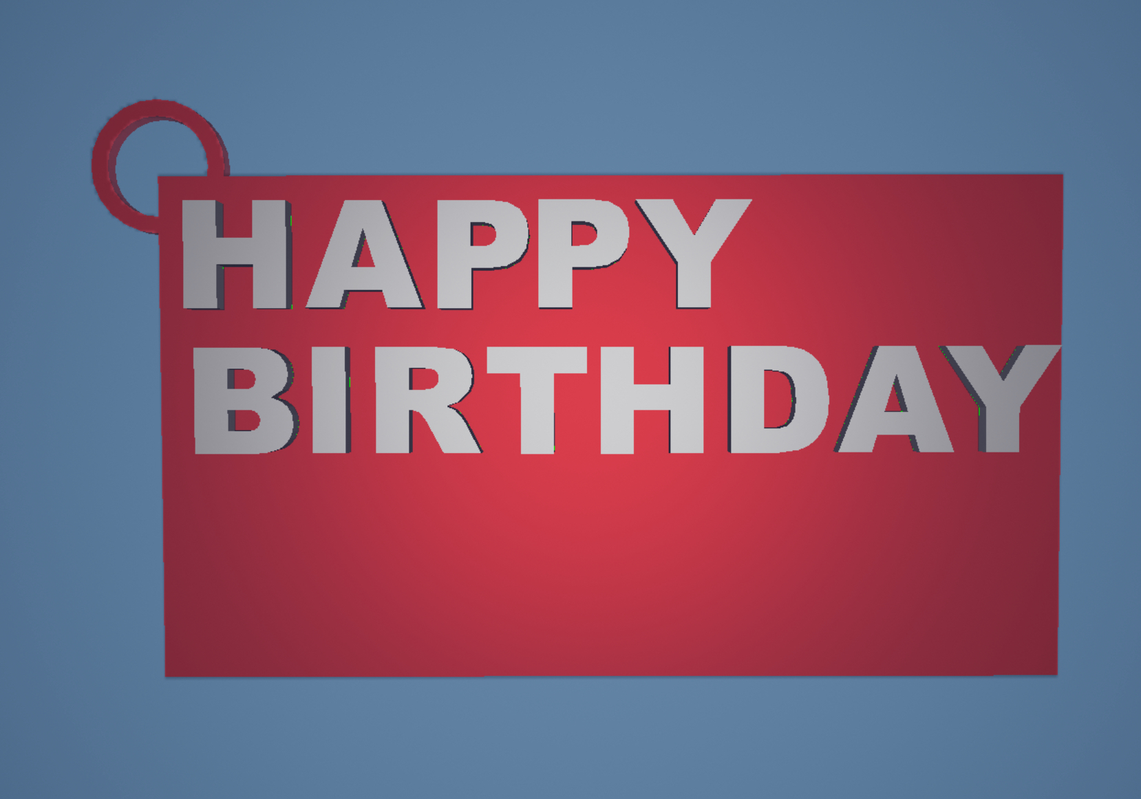 Customizable birthday Keychain by Kaleb08 | Download free STL model ...