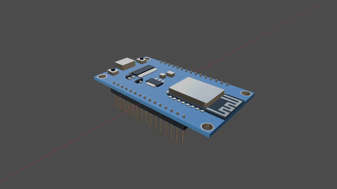 NodeMCU model by Davide Bucci | Download free STL model | Printables.com