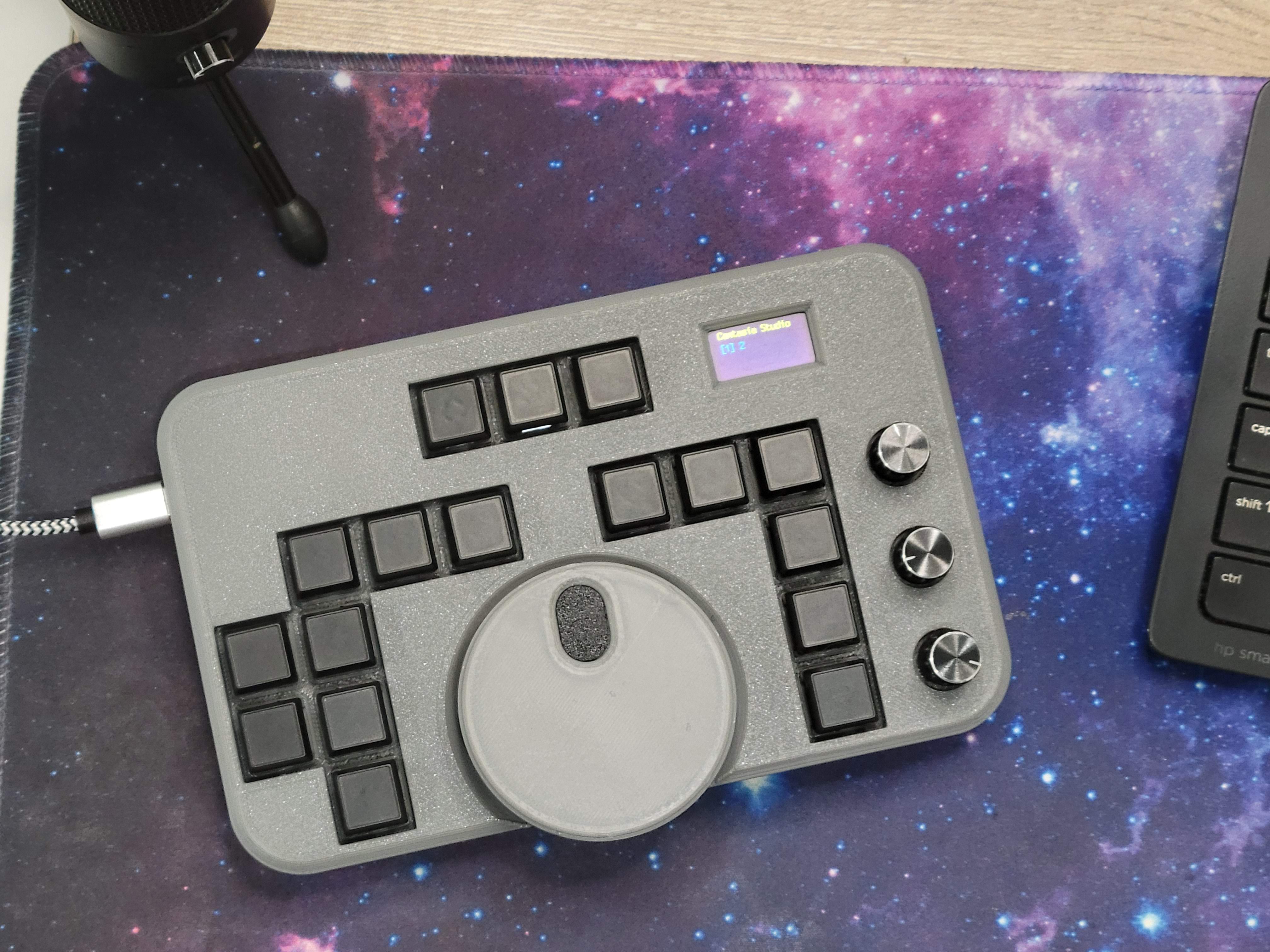 RP2040 Based Multi-Program Big Wheel Macro Pad by 828RM | Download free ...