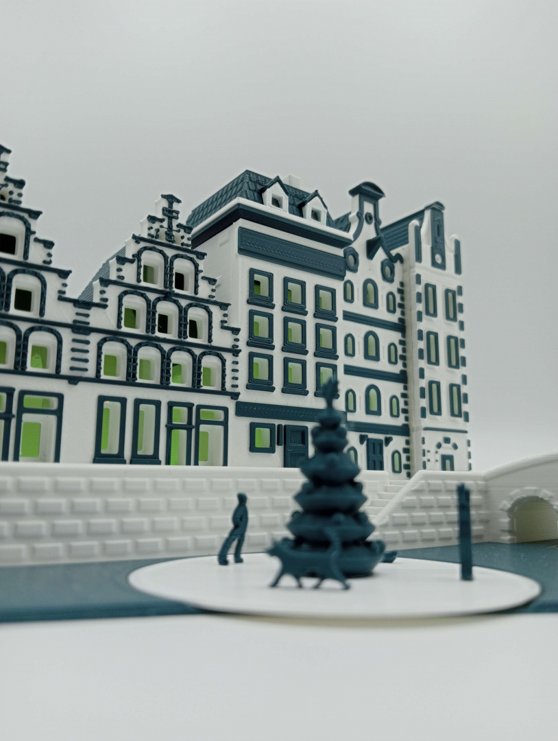 Delft Blue Houses - Netherlands by MiniWorld3D | Printables Store