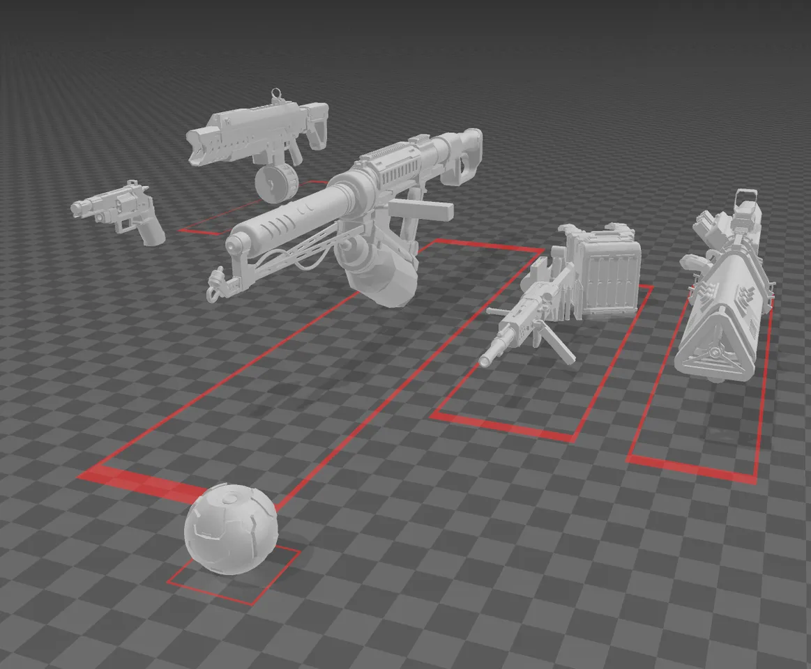 Helldiver 2 Weapons Collection by AverageArmadillo | Download free STL ...